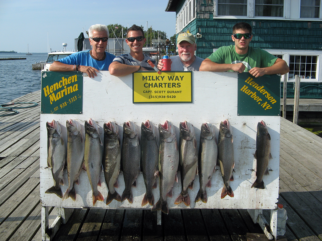 Lots of Lakers - Lots of Fun! - Milky Way Fishing Charters