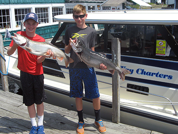 Cousins Return to Battle the Lake Trout! - Milky Way Fishing Charters
