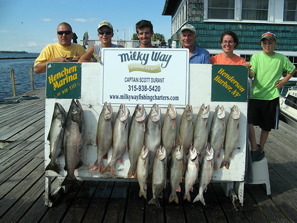 Lots of Action for the Wenger Party! - Milky Way Fishing Charters