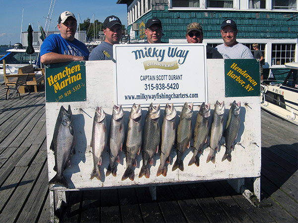 Nice Catch of Lake Trout Topped Off With A King! - Milky Way Fishing ...