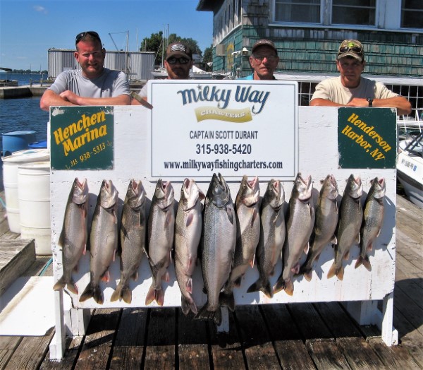 Mature King Plus Lots of Lakers! - Milky Way Fishing Charters
