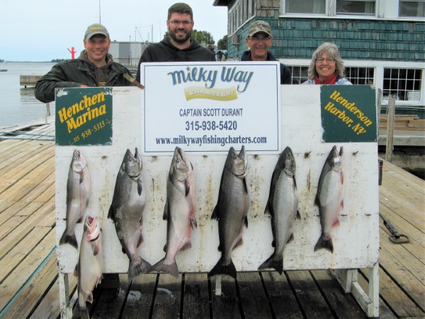Fun Day of Catching Kings for the Gillette Family! - Milky Way Fishing ...