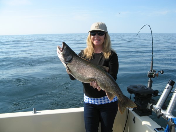 Lake Trout Limit for Fishing Couple! - Milky Way Fishing Charters