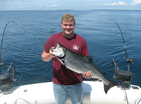 Lakers, Kings & Steelheads Fill the Cooler! - Milky Way Fishing Charters