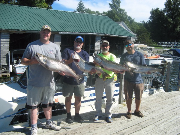 Lake Trout Limit Trumped With Kings! - Milky Way Fishing Charters